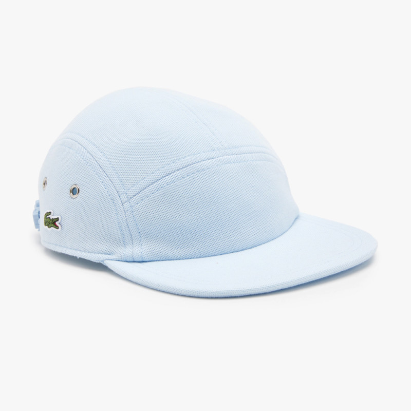 Casquette Lacoste Girolle unisexe unie piqué Bleu ciel chez DM'Sports