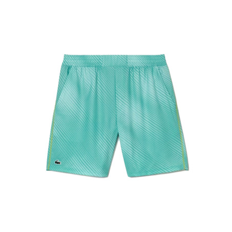 Short homme Lacoste Sport en taffetas Vert Clair Chez DM'Sports