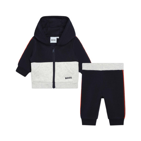 Ensemble de jogging Bleu Marine Boss bébé | DM'Sports